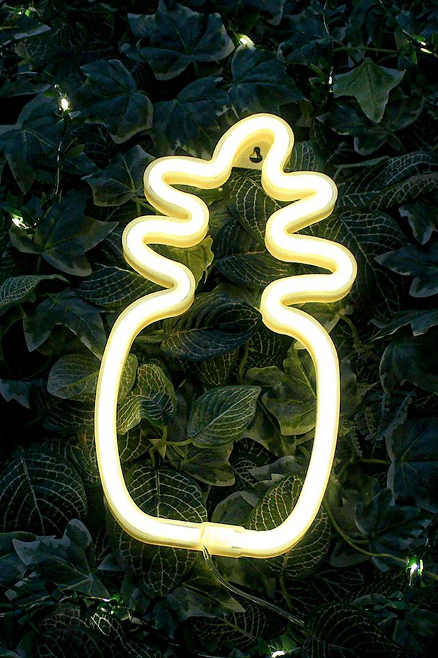 Mini LED Pineapple Neon Sign | Urban Outfitters UK