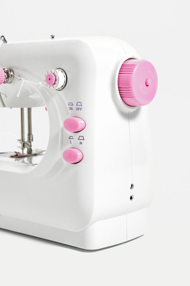 Pink & White Mini Sewing Machine | Urban Outfitters UK