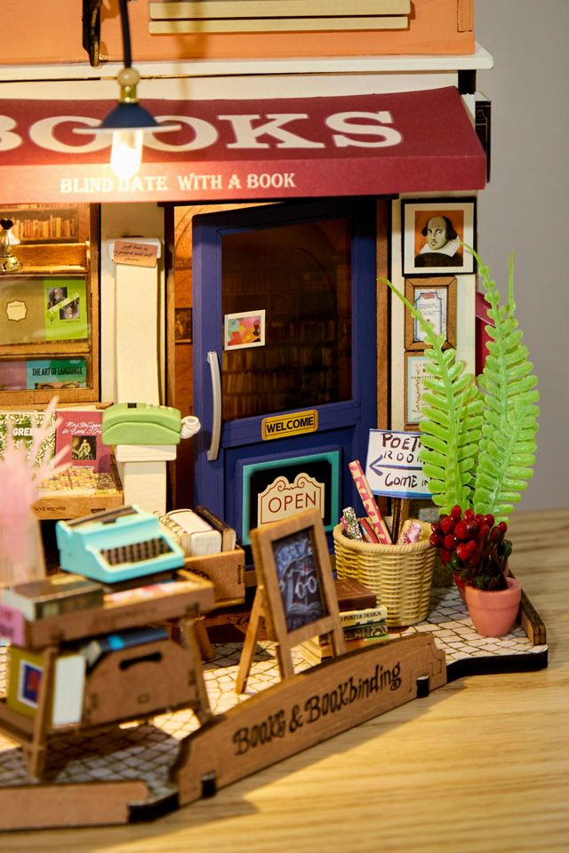 Rolife DIY Miniature House Corner Bookstore | Urban Outfitters UK