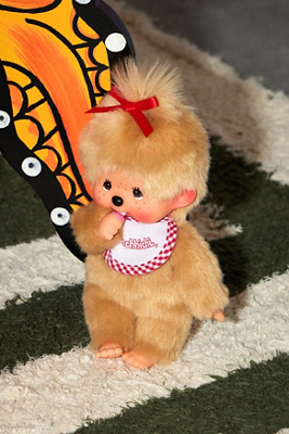 Monchhichi Beige Girl Plushie | Urban Outfitters UK