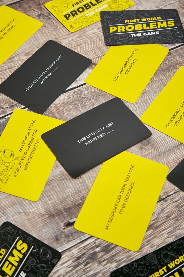 Gift Republic First World Problems Card Game | Urban Outfitters UK