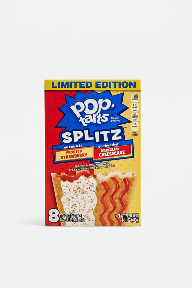 Pop Tarts Splitz Strawberry Drizzled Cheesecake Toasted Pastries ...