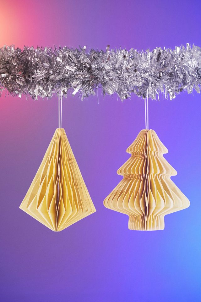 Sass & Belle Paper Honeycomb Christmas Decorations 2-Pack | Urban ...