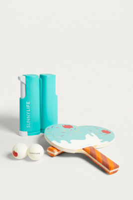 Sunnylife Ice Cream Ping Pong Set | Urban Outfitters FR