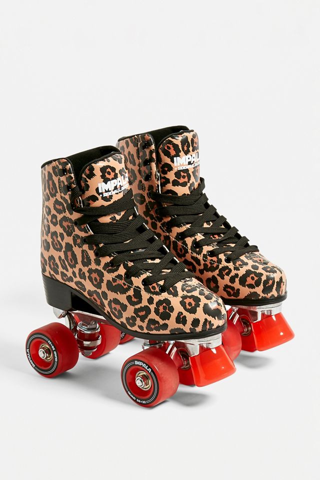 Impala Rollerskates Leopard Print Quad Roller Skates | Urban Outfitters UK