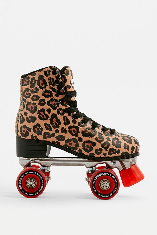 Impala Rollerskates Leopard Print Quad Roller Skates | Urban Outfitters UK