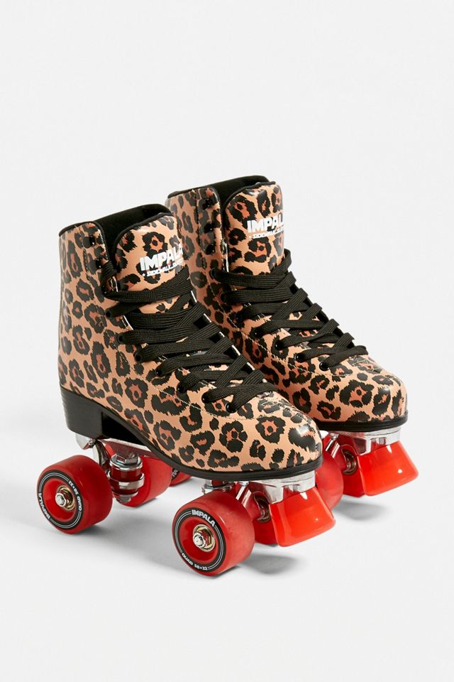 Impala Rollerskates Leopard Quad Roller Skates | Urban Outfitters UK