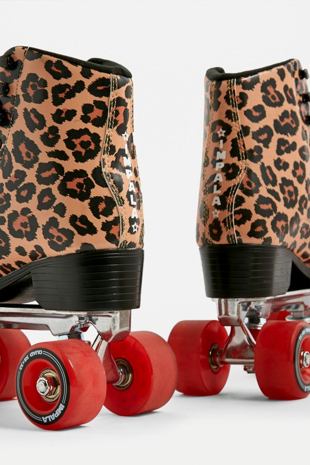Impala Rollerskates Leopard Quad Roller Skates | Urban Outfitters UK