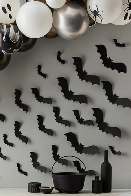 Ginger Ray Halloween Bat Wall Decorations | Urban Outfitters UK