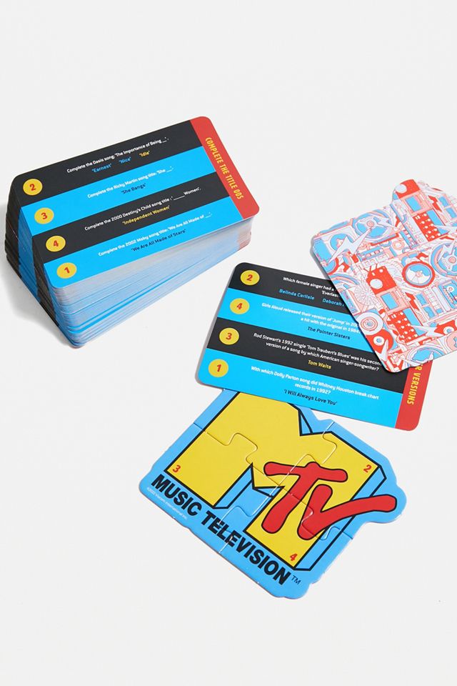 I Want My MTV Music Trivia Card Game | Urban Outfitters UK
