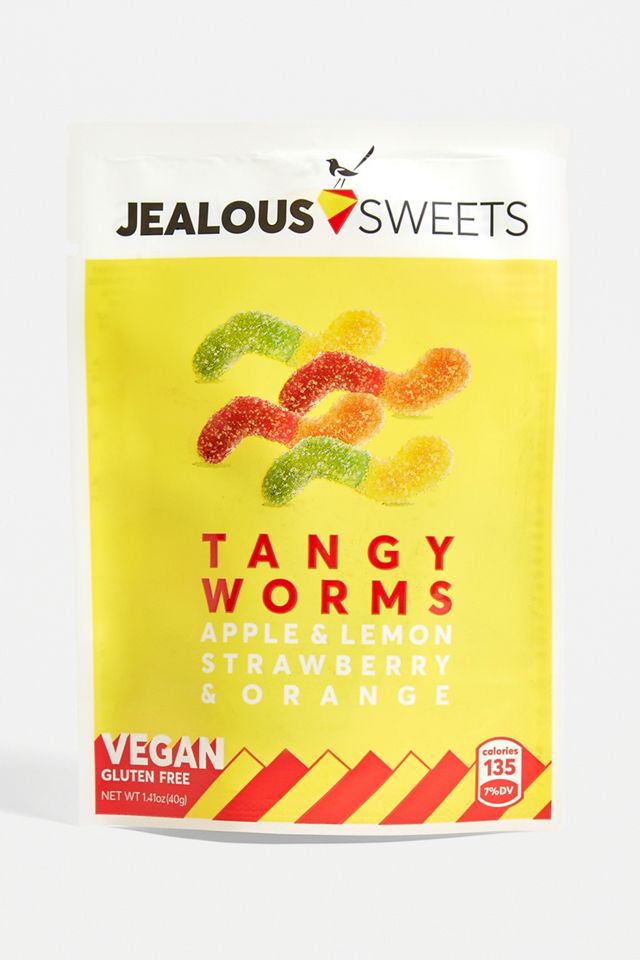 Jealous Sweets Vegan Tangy Worms | Urban Outfitters UK