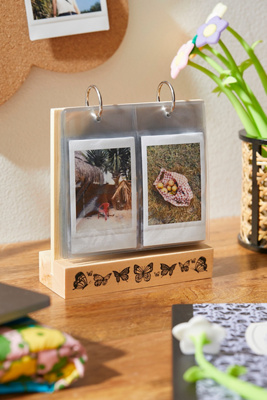 Wooden Instax Butterfly Photo Display Frame | Urban Outfitters UK