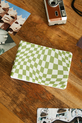 Wavey Checkerboard 4x6 Photo Album | Urban Outfitters UK