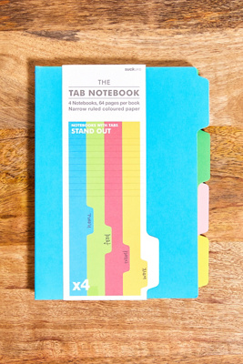 The Tabbed Notebook | Urban Outfitters UK