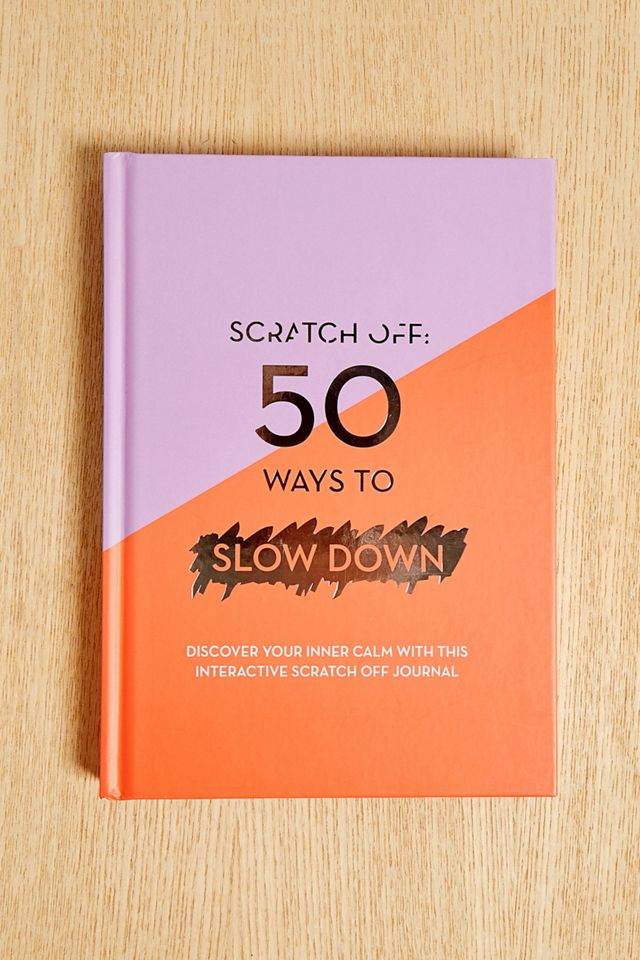 Quadrille Scratch Off: 50 Ways to Slow Down Journal | Urban Outfitters UK