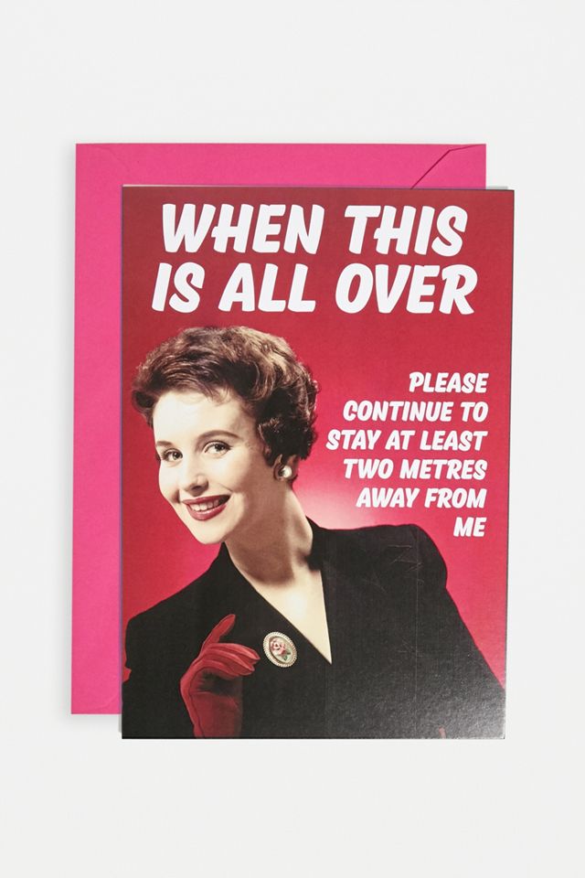 When This Is Over Card | Urban Outfitters UK