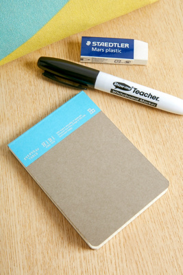 Mark’s Japan HiBi Blue Mini Memo Pad | Urban Outfitters UK