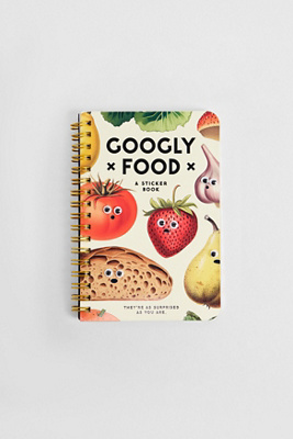 Googly Food Sticker Book | Urban Outfitters UK