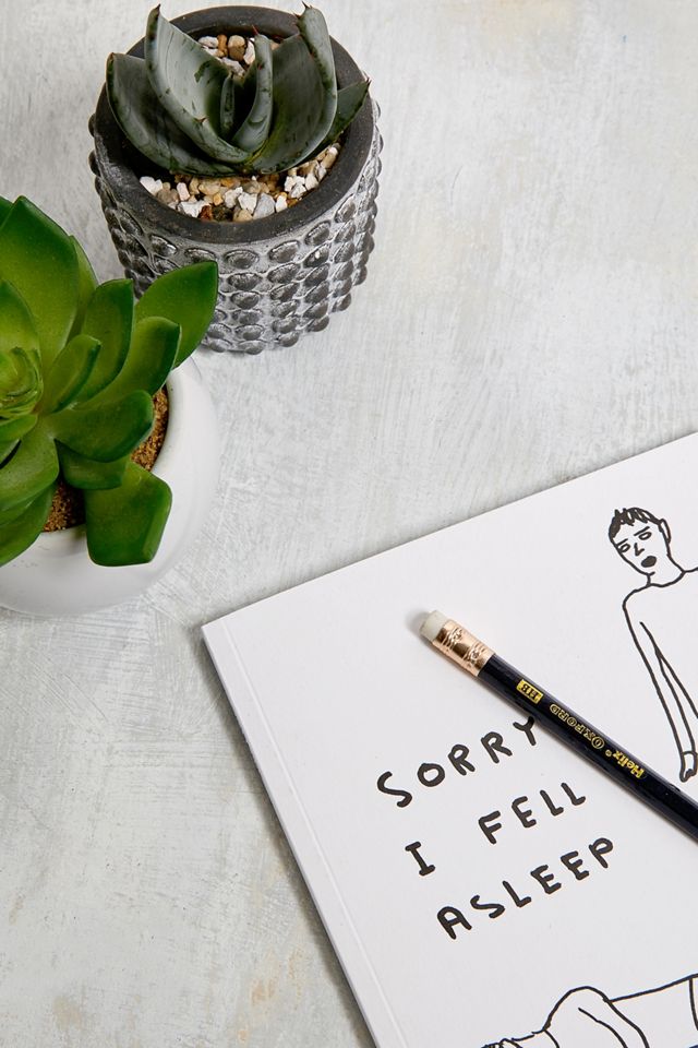David Shrigley I’m Sorry I Fell Asleep Notebook | Urban Outfitters UK