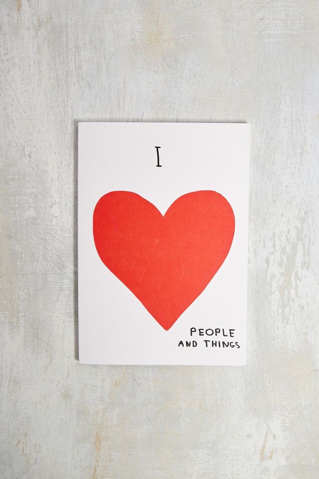 David Shrigley I Love People and Things Notebook | Urban Outfitters UK