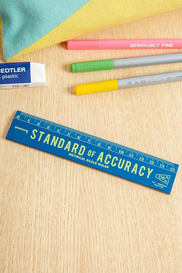 Penco Standard of Accuracy Blue Ruler | Urban Outfitters UK