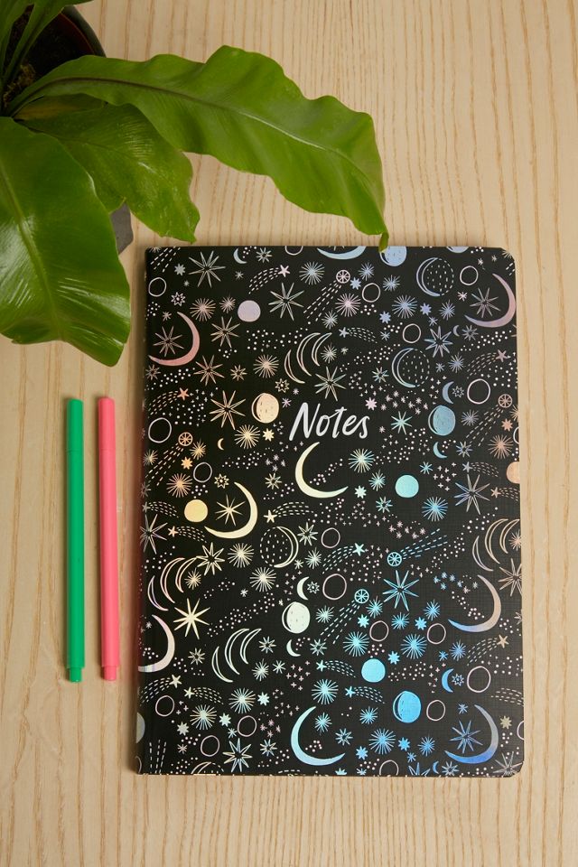 Ohh Deer Metallic A5 Notebook | Urban Outfitters UK