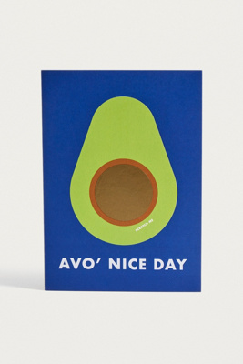 Scratch Avo Nice Day Card | Urban Outfitters UK