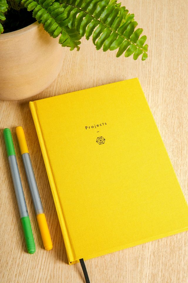 The School of Life Projects A5 Yellow Notebook | Urban Outfitters UK