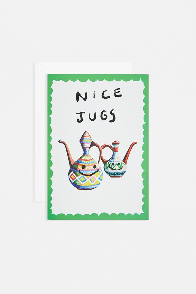 Nice Jugs Greetings Card | Urban Outfitters UK