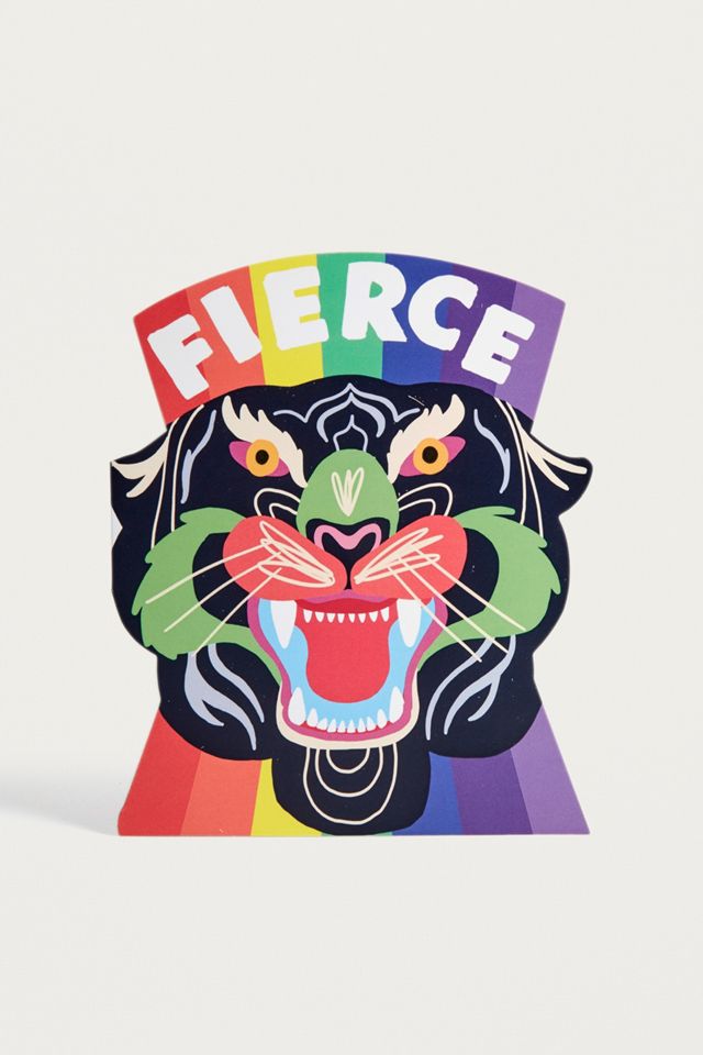Fierce Tiger Card | Urban Outfitters UK