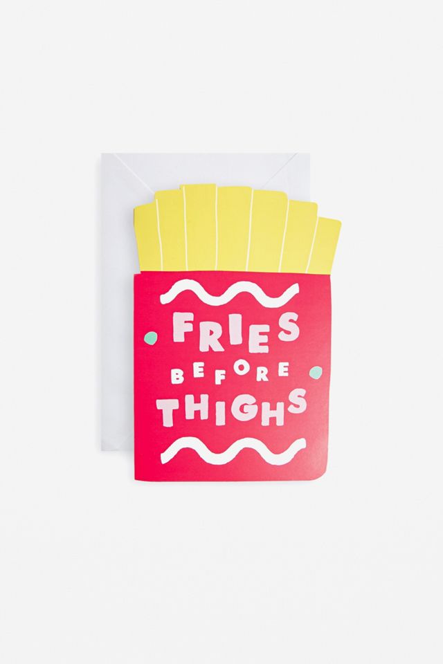 Fries Greeting Card | Urban Outfitters UK
