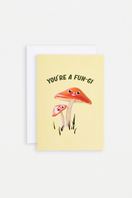 You're A Fun-Gi Greetings Card | Urban Outfitters UK