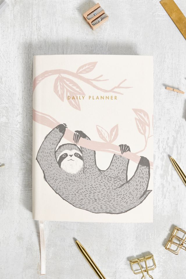 Central 23 Sloth Daily Planner | Urban Outfitters UK