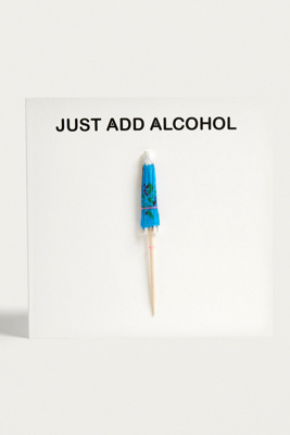 Just Add Alcohol Card | Urban Outfitters UK