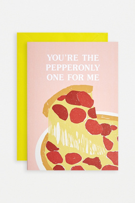 Paper Plane Pizza Card | Urban Outfitters UK
