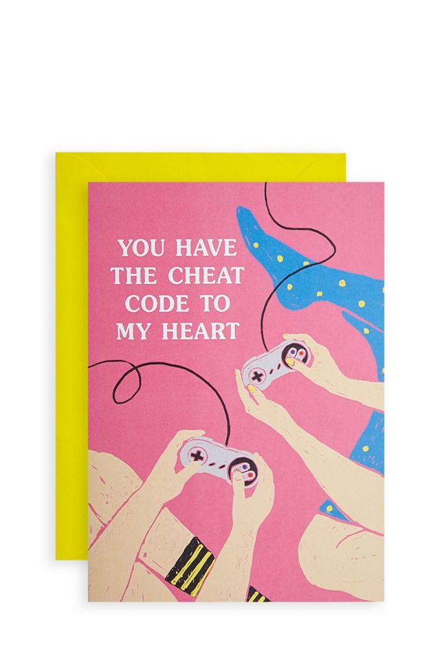 Paper Plane Cheat Code Card | Urban Outfitters UK