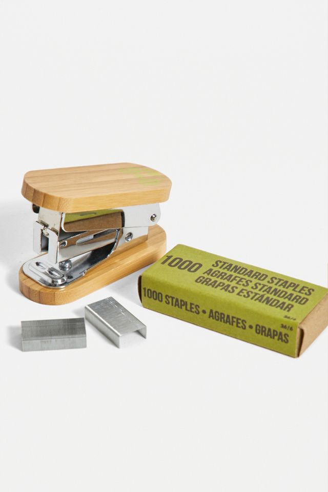 Onyx Bamboo Stapler | Urban Outfitters UK