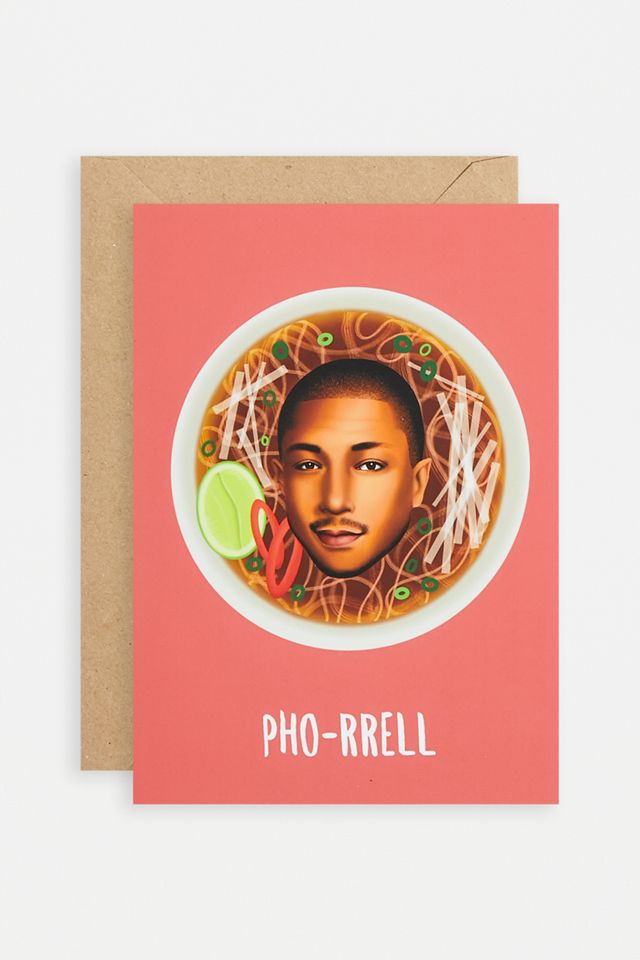 Pho-Rrell Greetings Card | Urban Outfitters UK