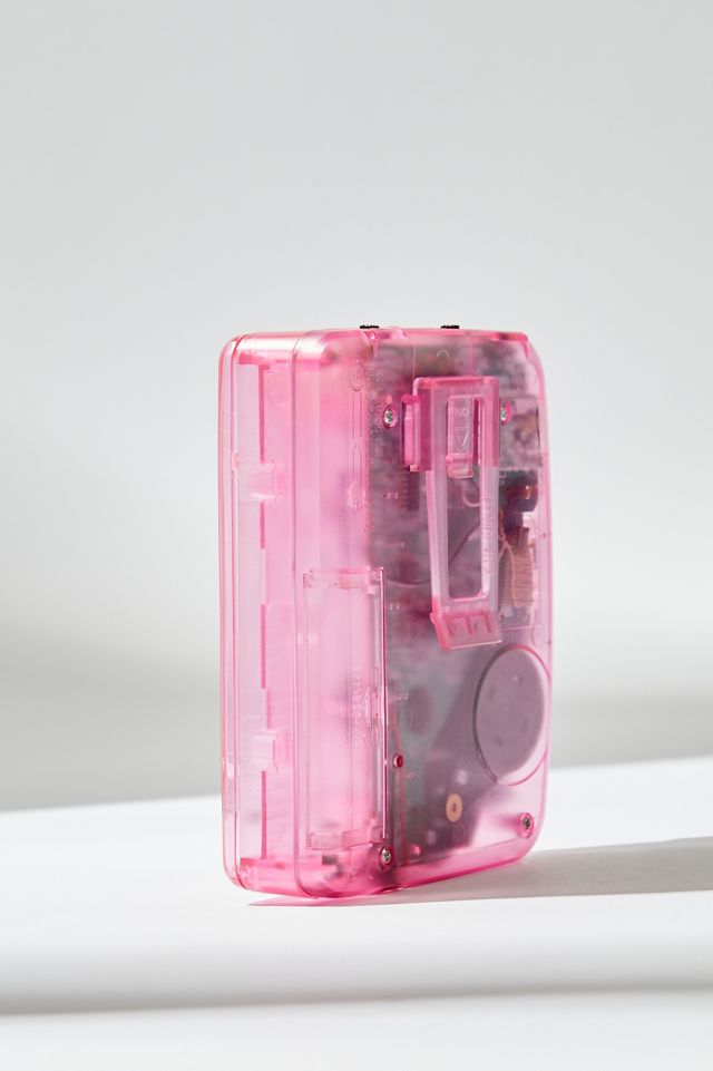 Clear Tech Pink UO Exclusive Cassette Player | Urban Outfitters ES