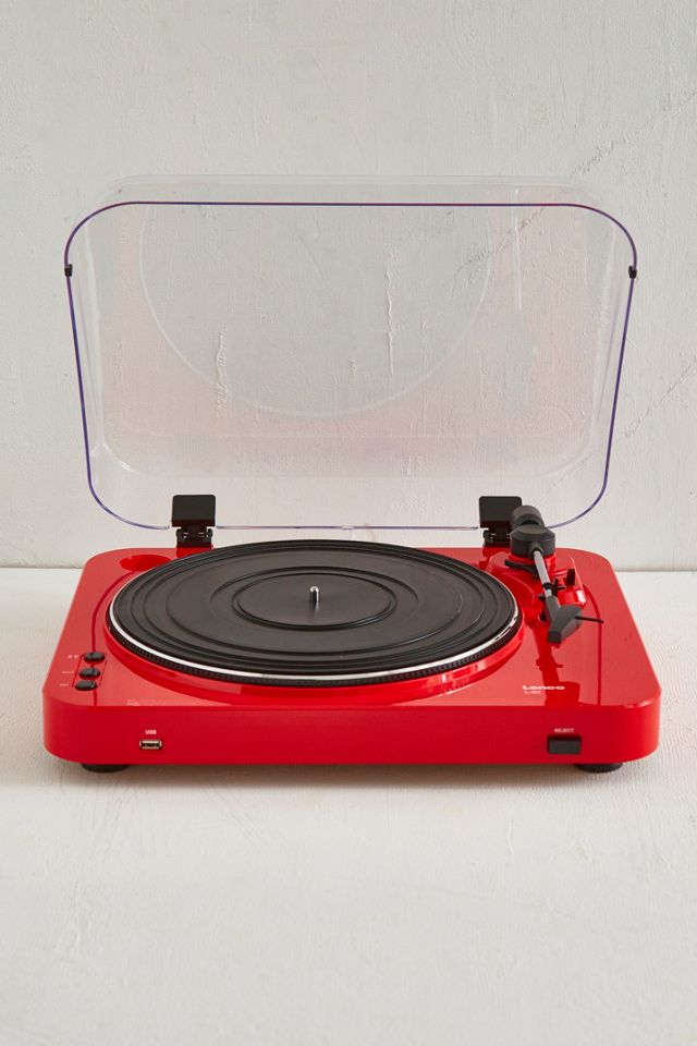 Lenco L-85 Red Vinyl Record Player | Urban Outfitters UK