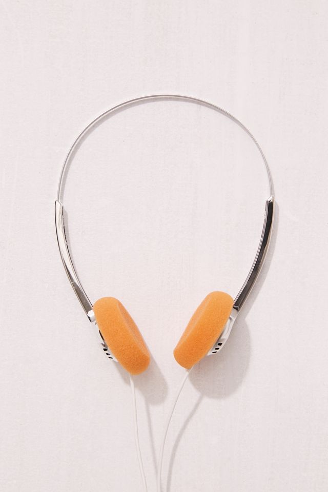 Retro Colourblock Silver Headphones | Urban Outfitters UK