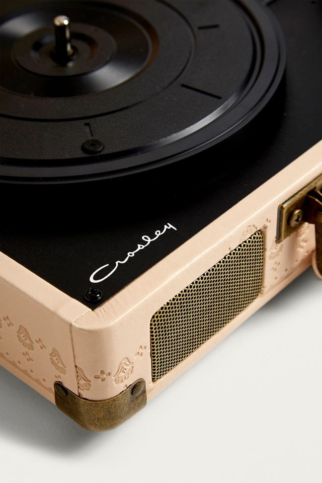 Crosley Cruiser Embossed Beige Bluetooth Vinyl Record Player | Urban ...
