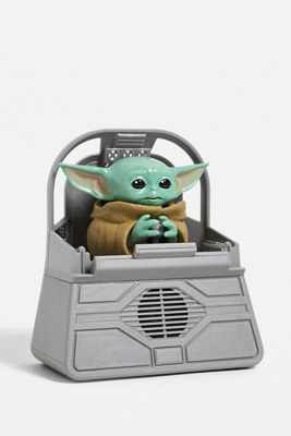 The Mandalorian Baby Yoda Sound Reactive Animated Bluetooth Speaker ...