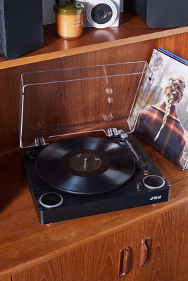 Jam Audio Black Play Turntable | Urban Outfitters UK