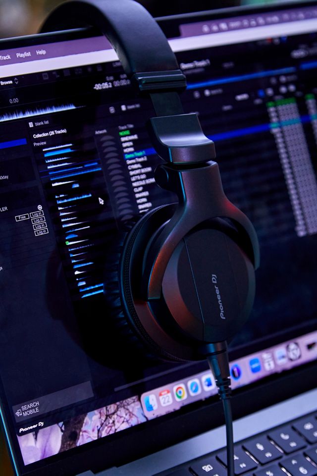 Pioneer DJ Black HDJ-CUE1BT Bluetooth Headphones | Urban Outfitters UK