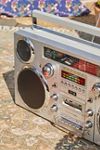 GPO Silver Brooklyn Boombox Stereo | Urban Outfitters UK