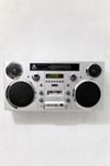 GPO Silver Brooklyn Boombox Stereo | Urban Outfitters UK