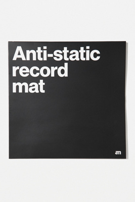 AM Clean Sound Anti-Static Vinyl Record Mat | Urban Outfitters UK