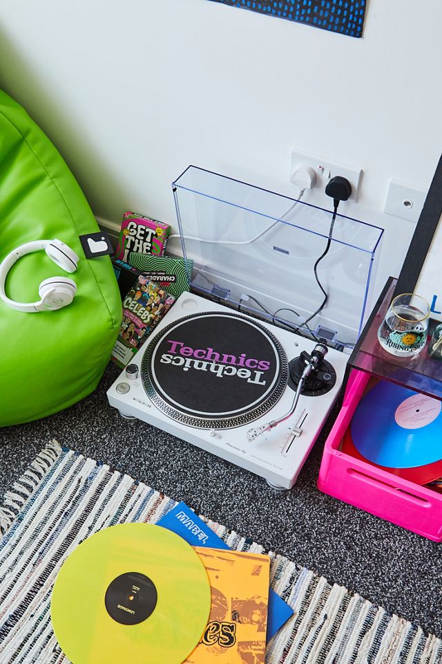 Technics White & Purple Slip Mats | Urban Outfitters UK