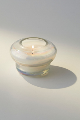 Carmella White Small Glass Candle | Urban Outfitters UK